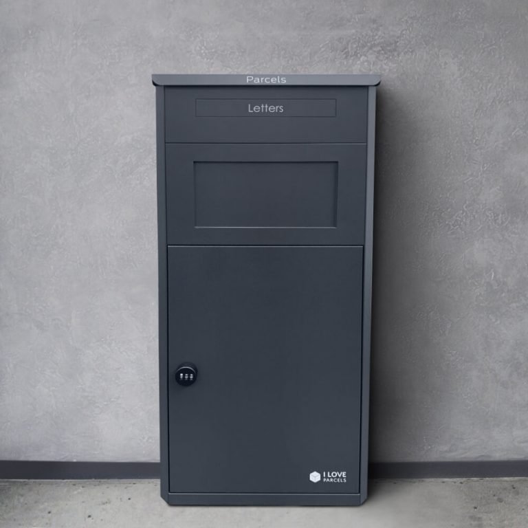 Large Parcel Drop Box in Grey| iLoveParcels
