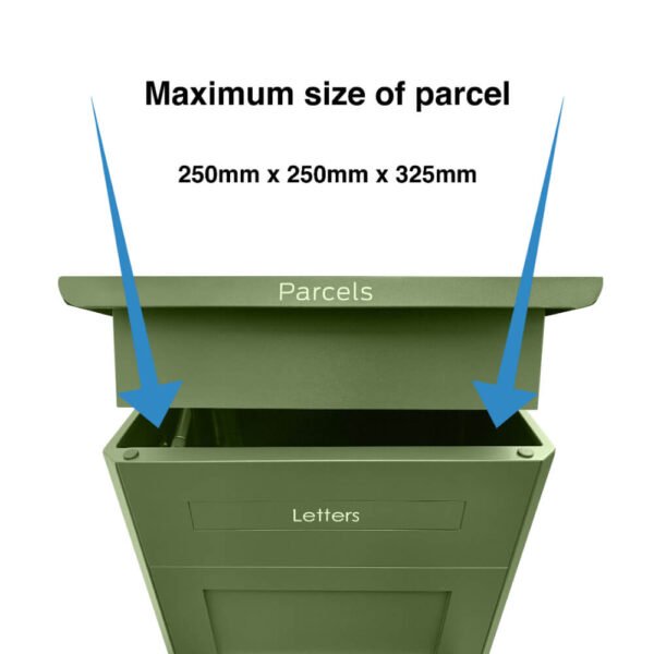 Large Parcel Drop Box in Green | iLoveParcels