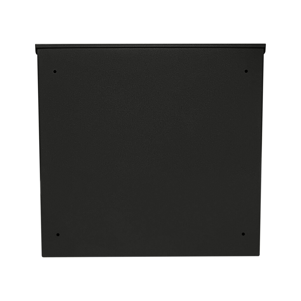 Modern Wall Mounted Letterbox - Black