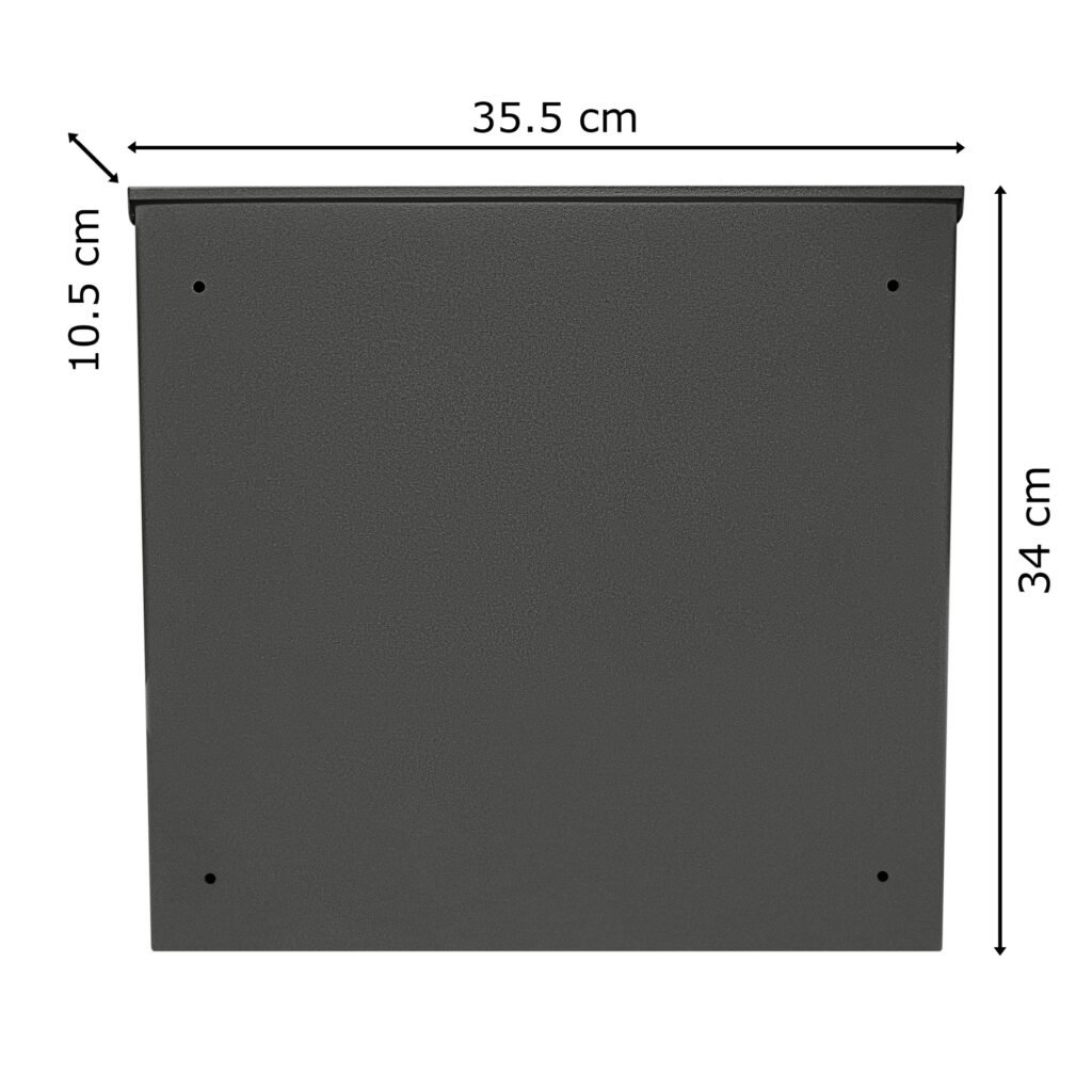 Modern Wall Mounted Letterbox - Anthracite - ILP