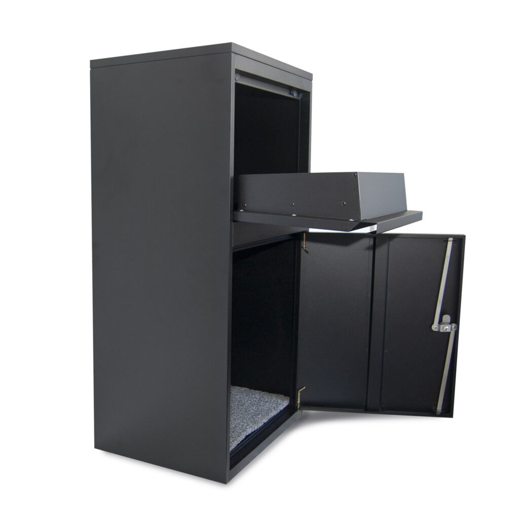 Large Built-In or Standalone Parcel Drop Box with Front or Rear Access ...