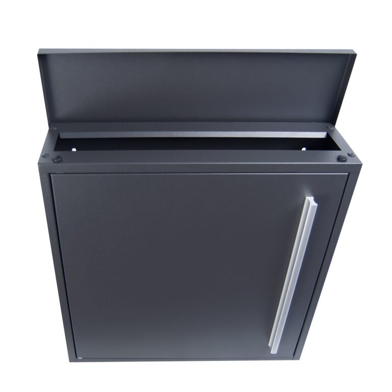 Personalised Modern Letterbox - Anthracite
