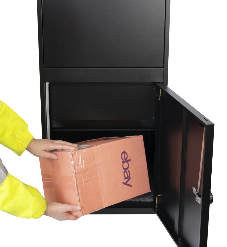 Large Built-In or Standalone Parcel Drop Box with Front or Rear Access ...