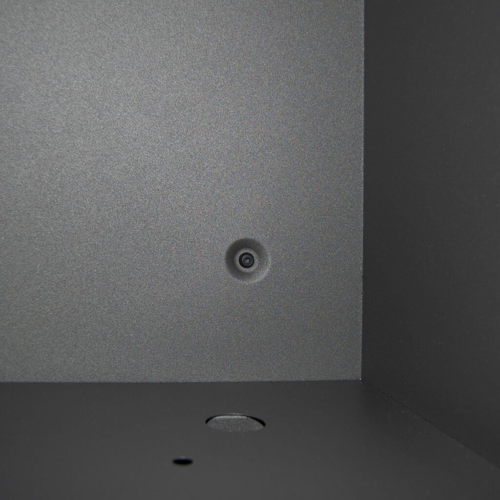 Large Front Access Wall Mountable Secure Parcel Box: Anthracite