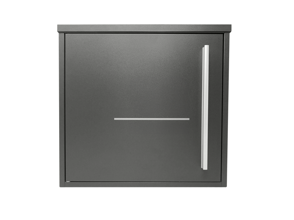 Personalised Modern Letterbox - Anthracite