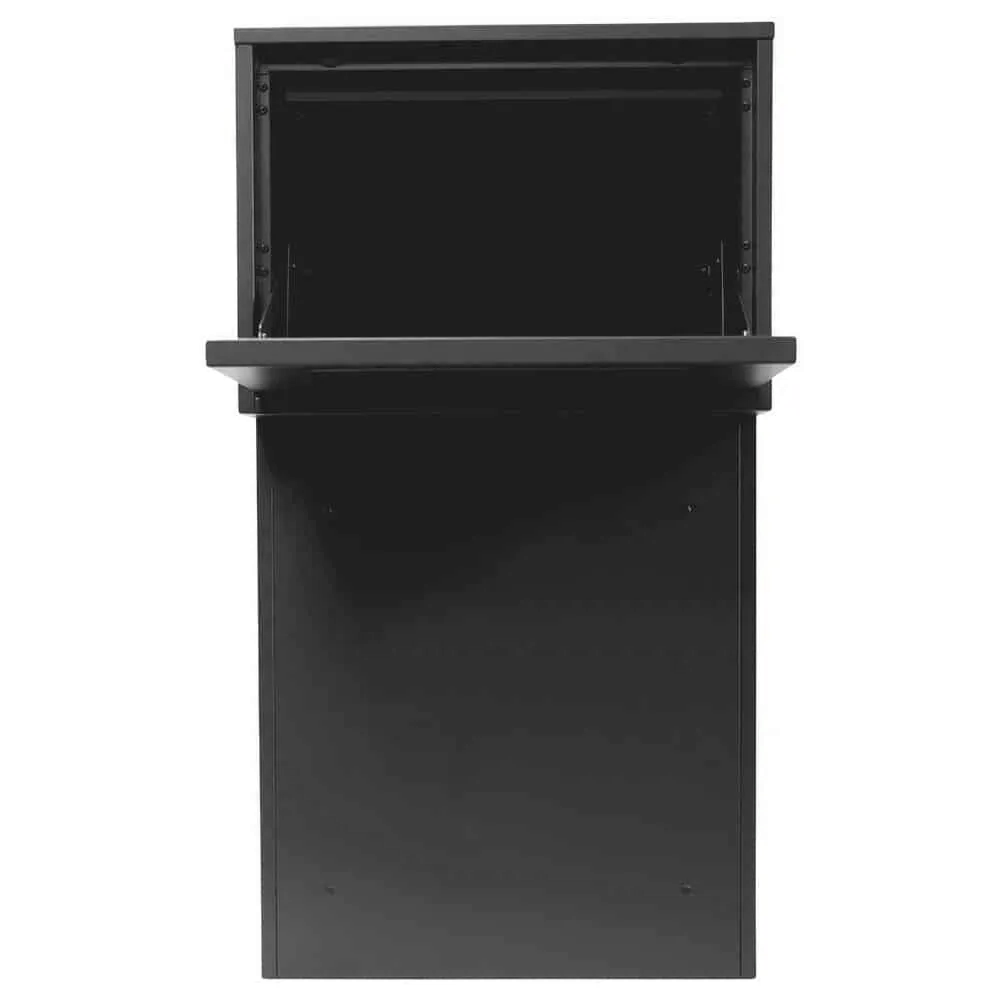 Chelsea II Parcel Post Box for Gate -Black