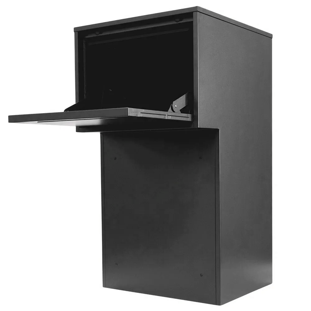 Chelsea II Parcel Post Box for Gate -Black