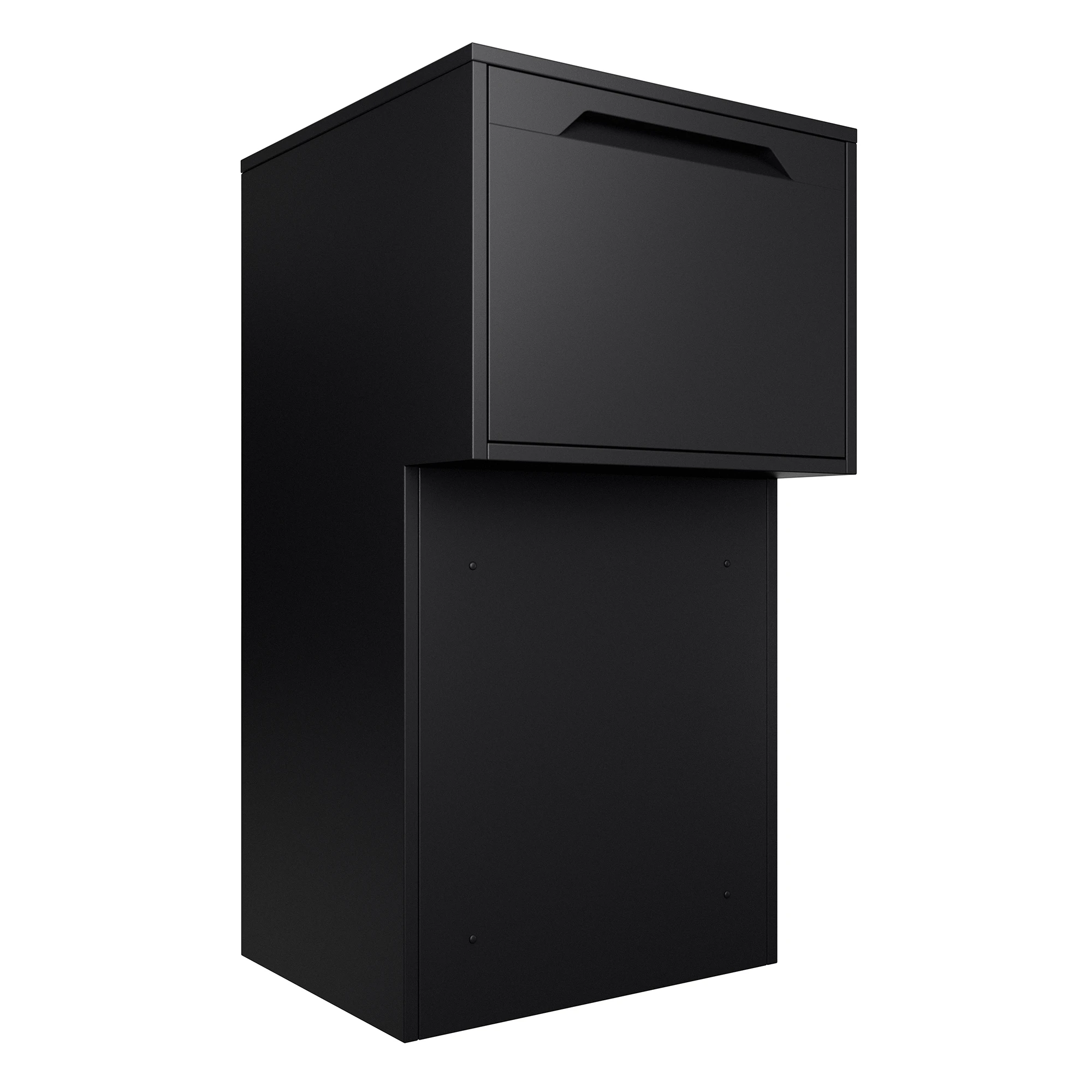 Chelsea II Parcel Post Box for Gate -Black