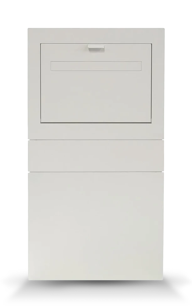 Monaco White Parcel & Mail box – Fence/Brick Wall