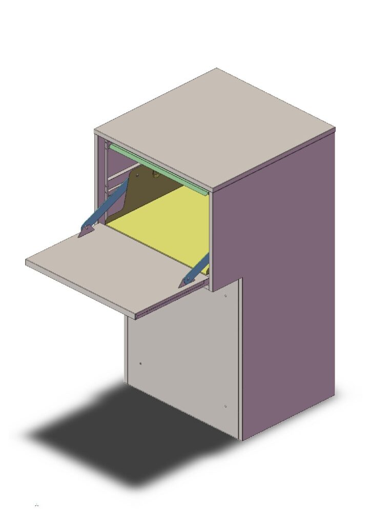 Chelsea II Parcel Post Box for Gate -Black