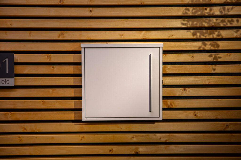 Modern Wall Mounted Letterbox - White