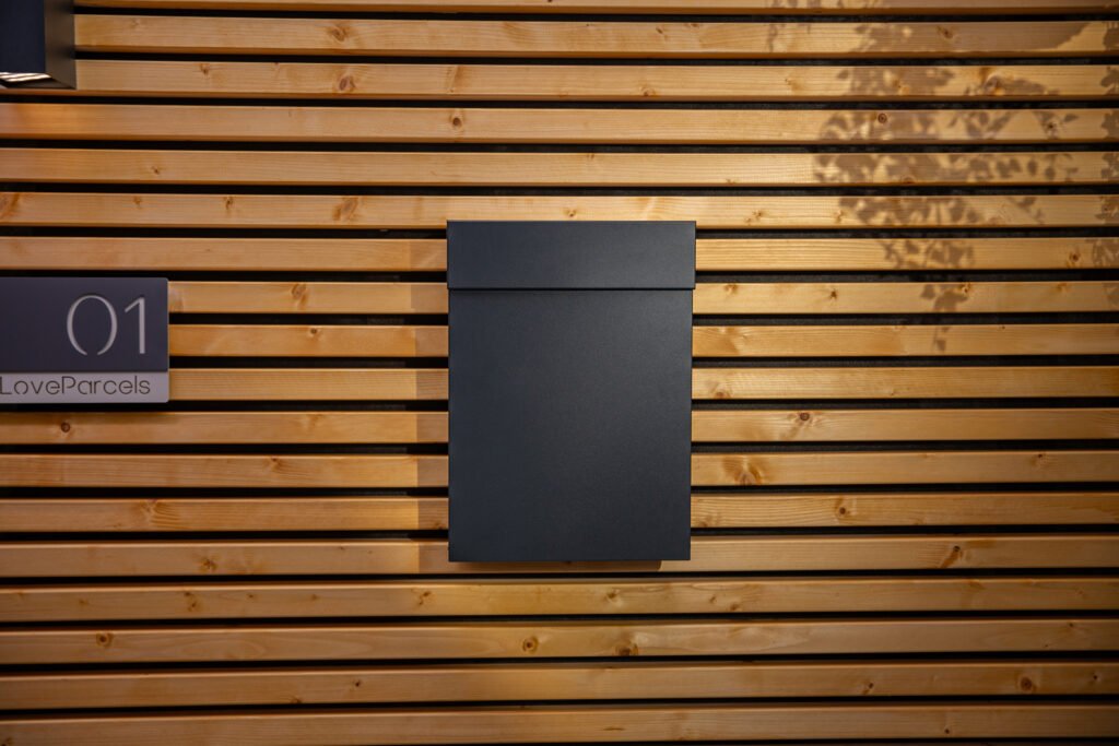 Camden Wall Mounted Letterbox - Black