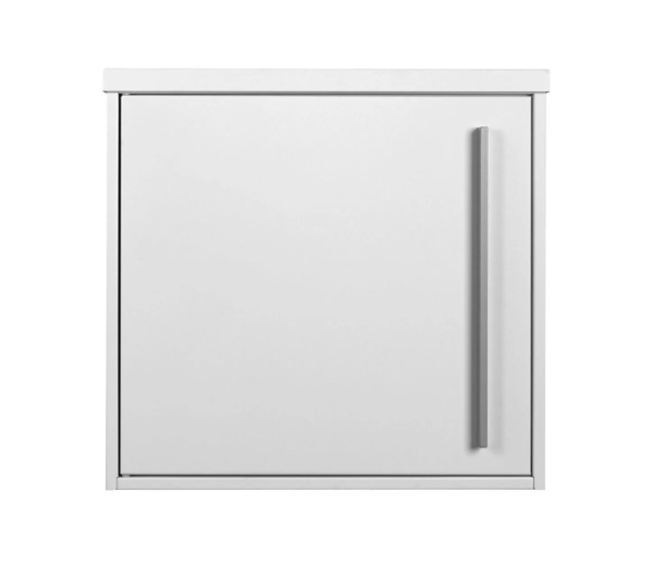Modern Wall Mounted Letterbox - White