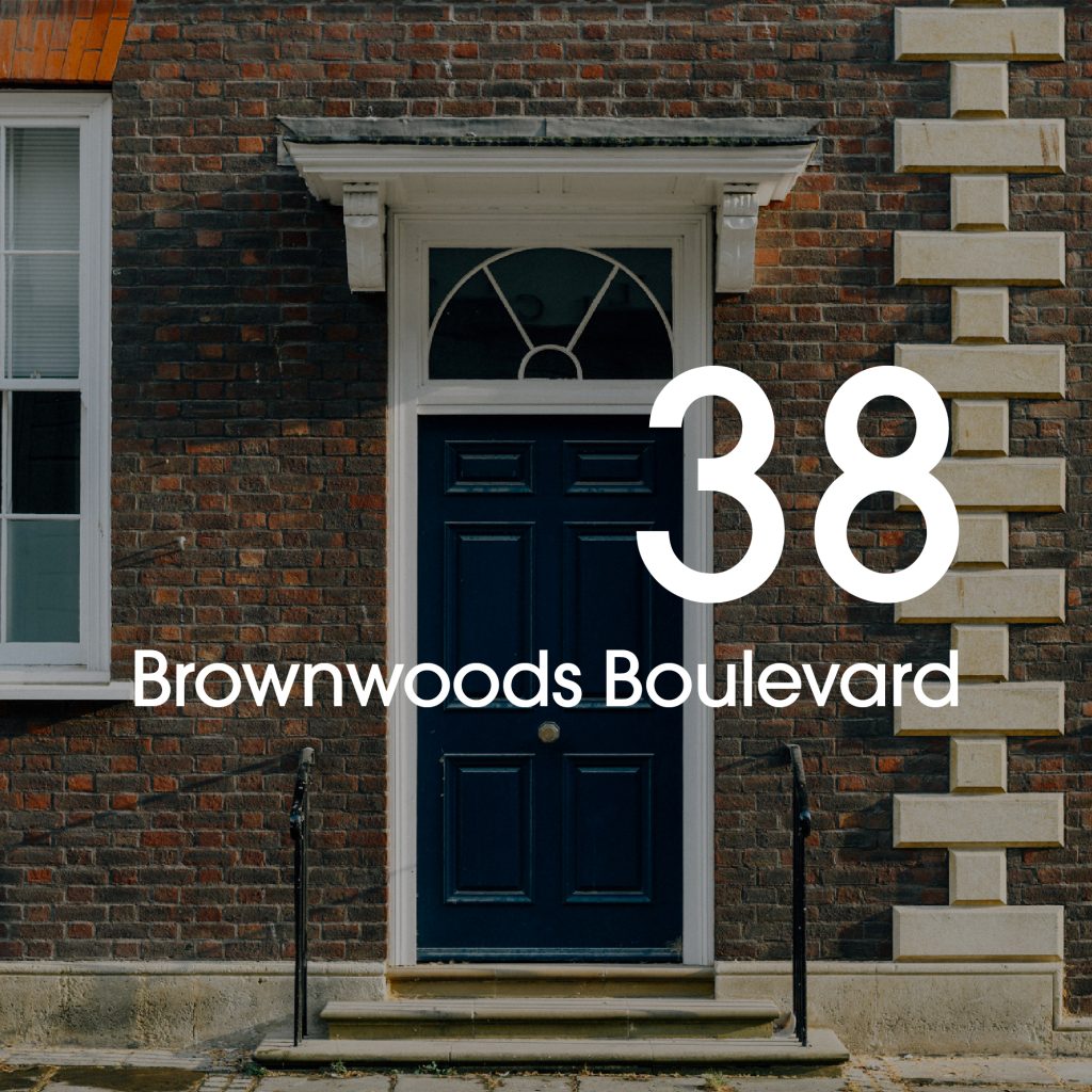 D2 Address Decal Sticker - Large | I Love Parcels