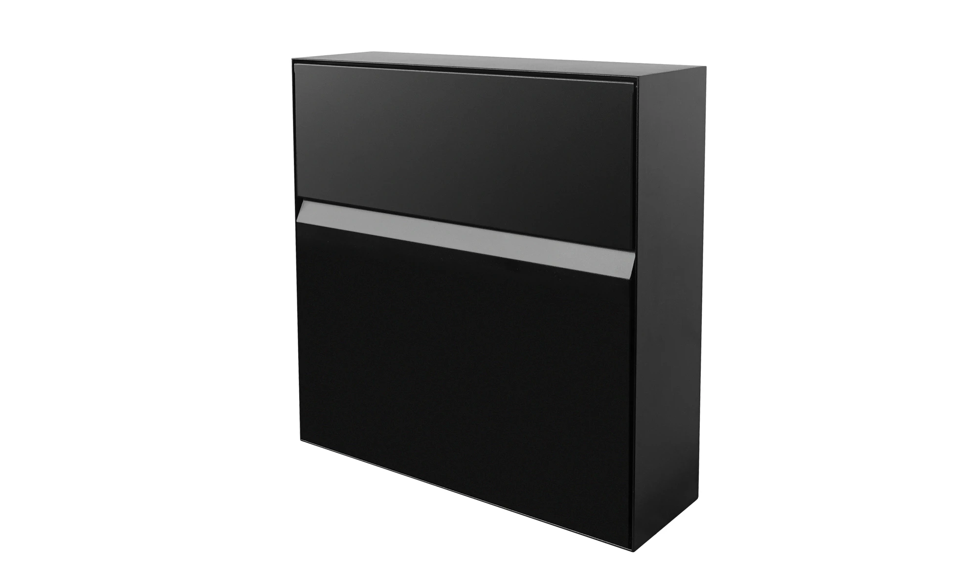 Manilla Wall Mounted Letterbox - Black