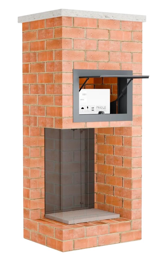 Windsor Large Parcel Box Chute and Door - Anthracite | I Love Parcels