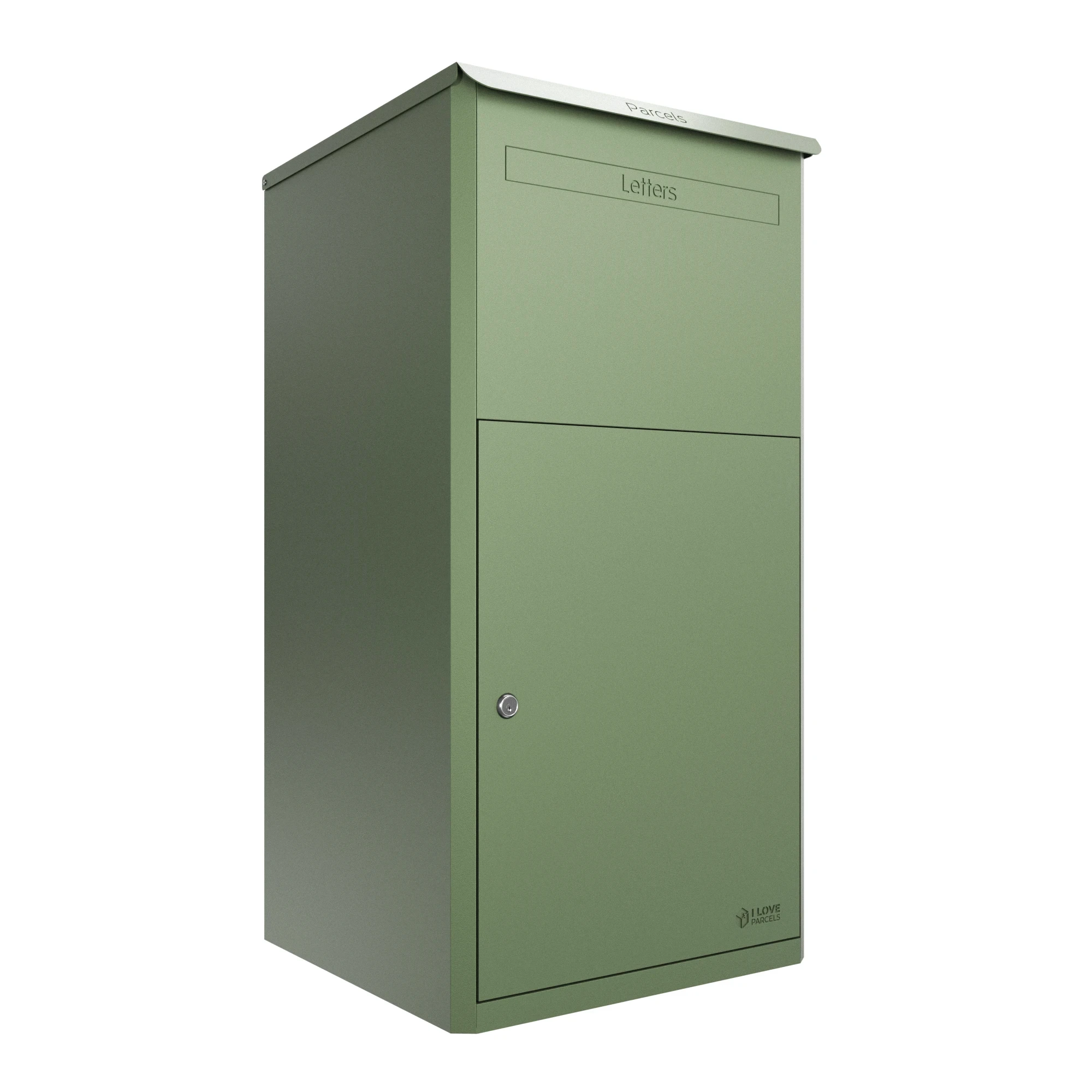 Extra Large Parcel Drop Box Front or Rear Access: Black