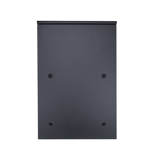 Large Front Access Wall Mountable Secure Parcel Box: Anthracite